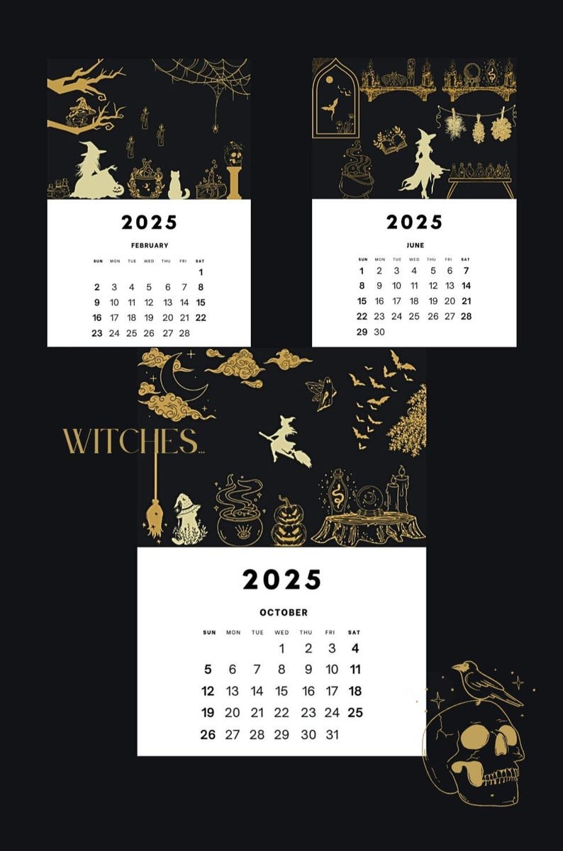 Magic Calendar 2025 - Etsy