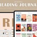 Digital Reading Journal, Reading Planner Digital, Reading Log and Book ...