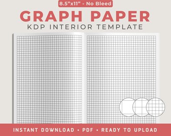 Lab Graph Paper Template no Bleed Design | Etsy
