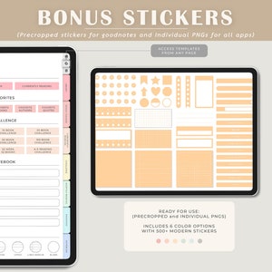 Digital Reading Journal, Reading Planner Digital, Reading Log and Book ...