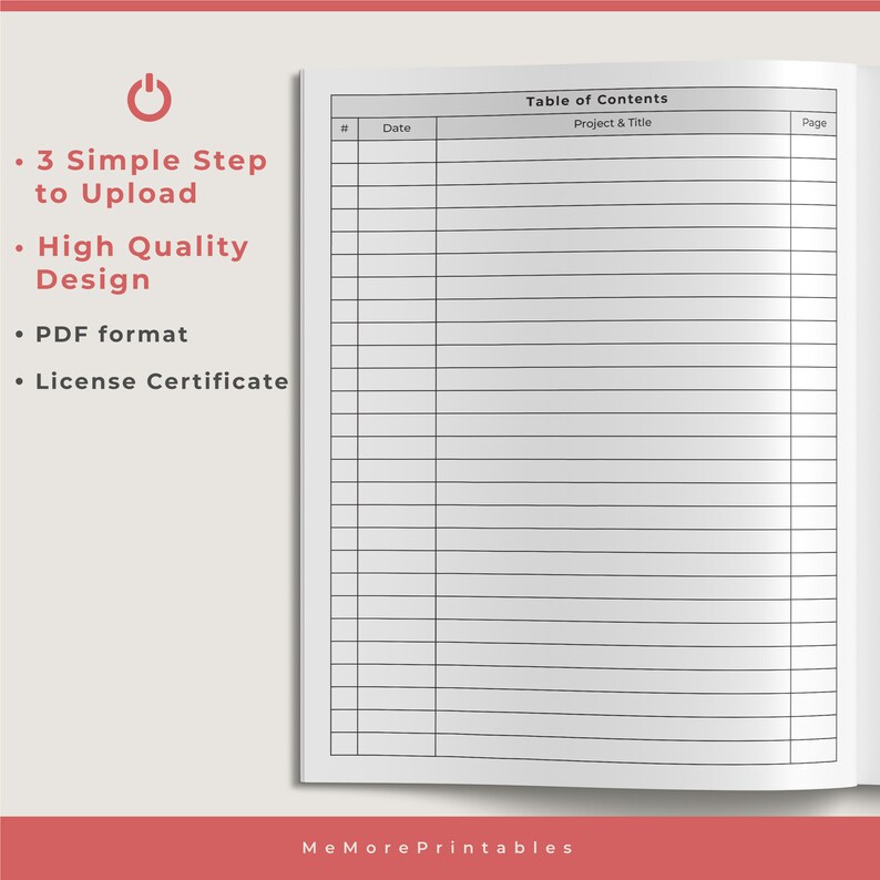 Lab Graph Paper Template no Bleed Design 8.5x11, KDP Interior Template ...