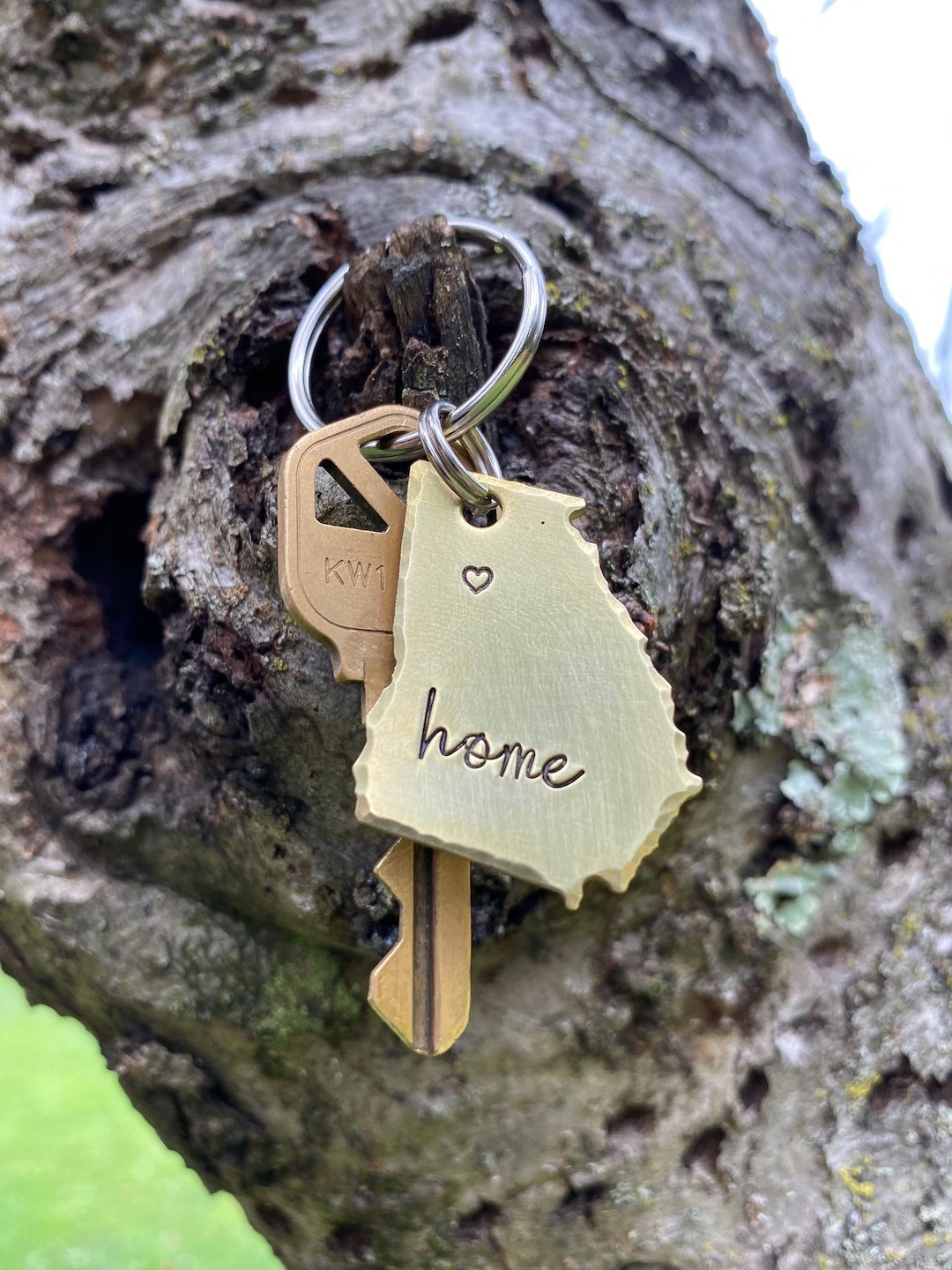 Georgia Keychain - Atlanta, Georgia on My Mind, Peach State, UGA ...