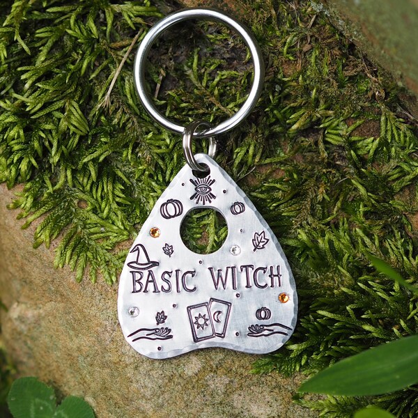 Witch Keychain - Etsy