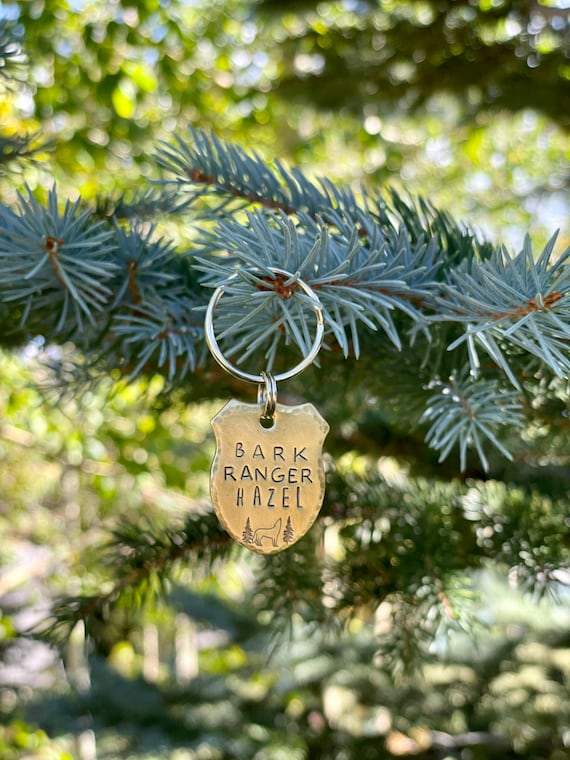 Rustic Dog Tags for Dogs Bark Ranger Tag Puppy Tag Park | Etsy