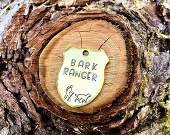 Rustic Dog Tags for Dogs Bark Ranger Tag Puppy Tag Park - Etsy