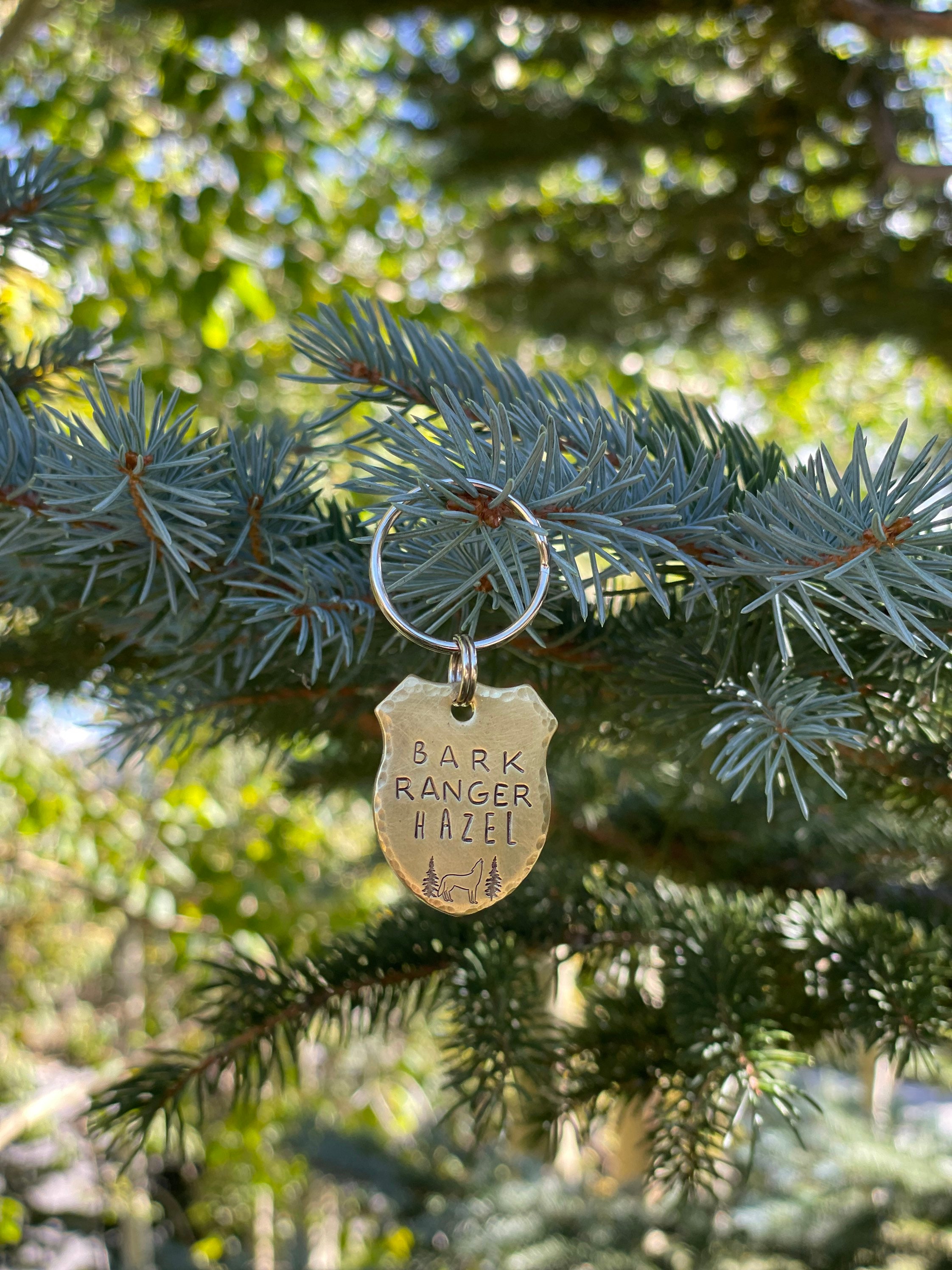Rustic Dog Tags for Dogs Bark Ranger Tag Puppy Tag Park | Etsy
