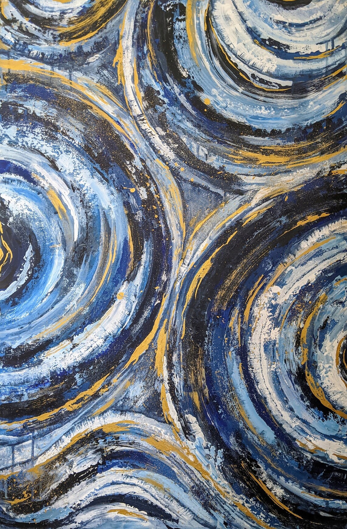 Whirlpool: Abstract Acrylic Painting - Etsy