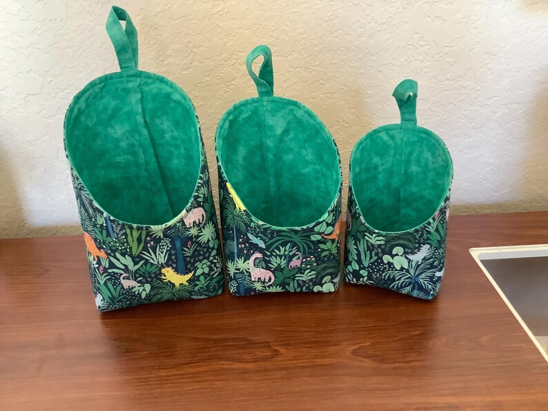 Fabric Storage Pods, Set of 3 - Etsy