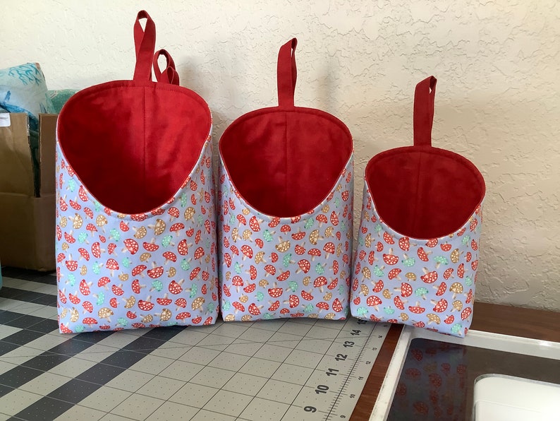 Fabric Storage Pods Set of 3 - Etsy