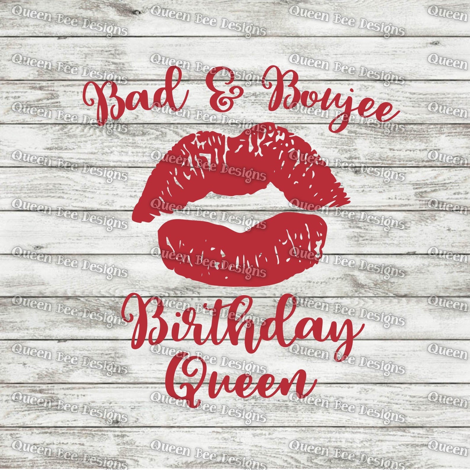 Bad & Boujee Birthday Queen SVG / Birthday Queen svg / Bad and | Etsy