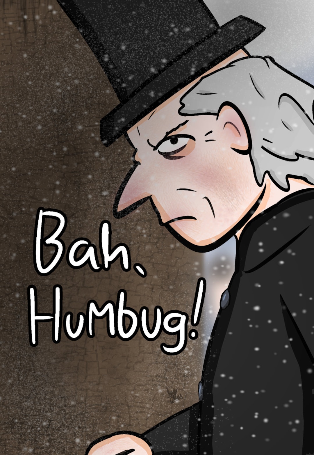 Bah Humbug! - Ebenezer Scrooge - A Christmas Carol Inspired Christmas ...