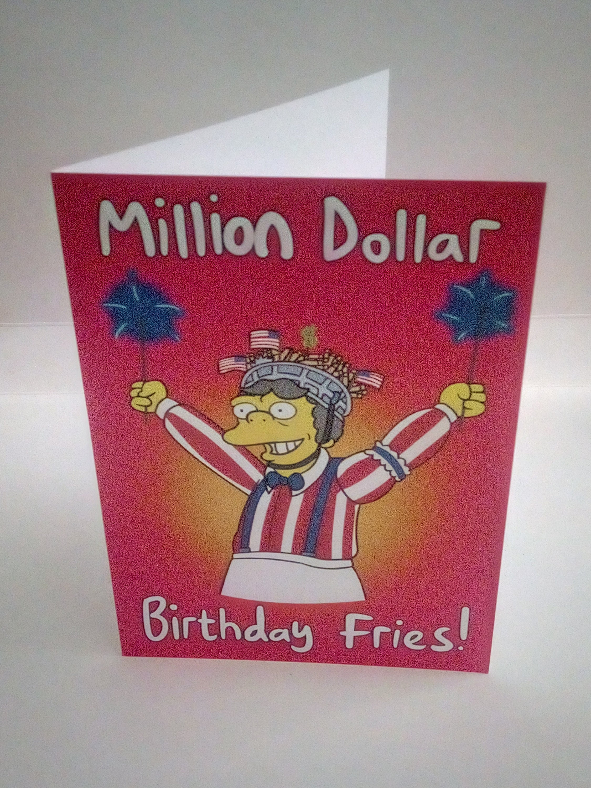 Million Dollar Birthday Fries Uncle Moe The Simpsons Inspired Birthday ...