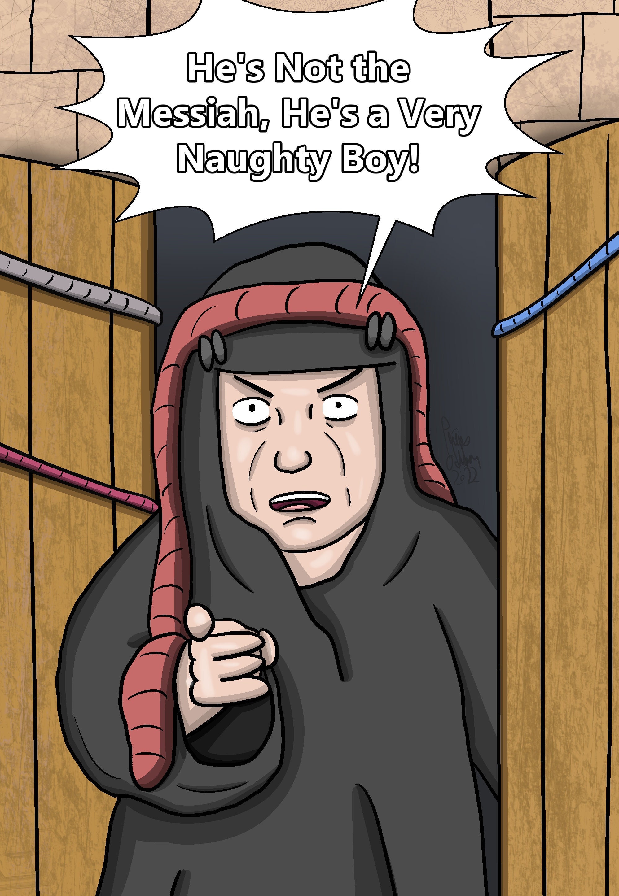 He's Not the Messiah He's a Very Naughty Boy Brian Inspired Christmas ...