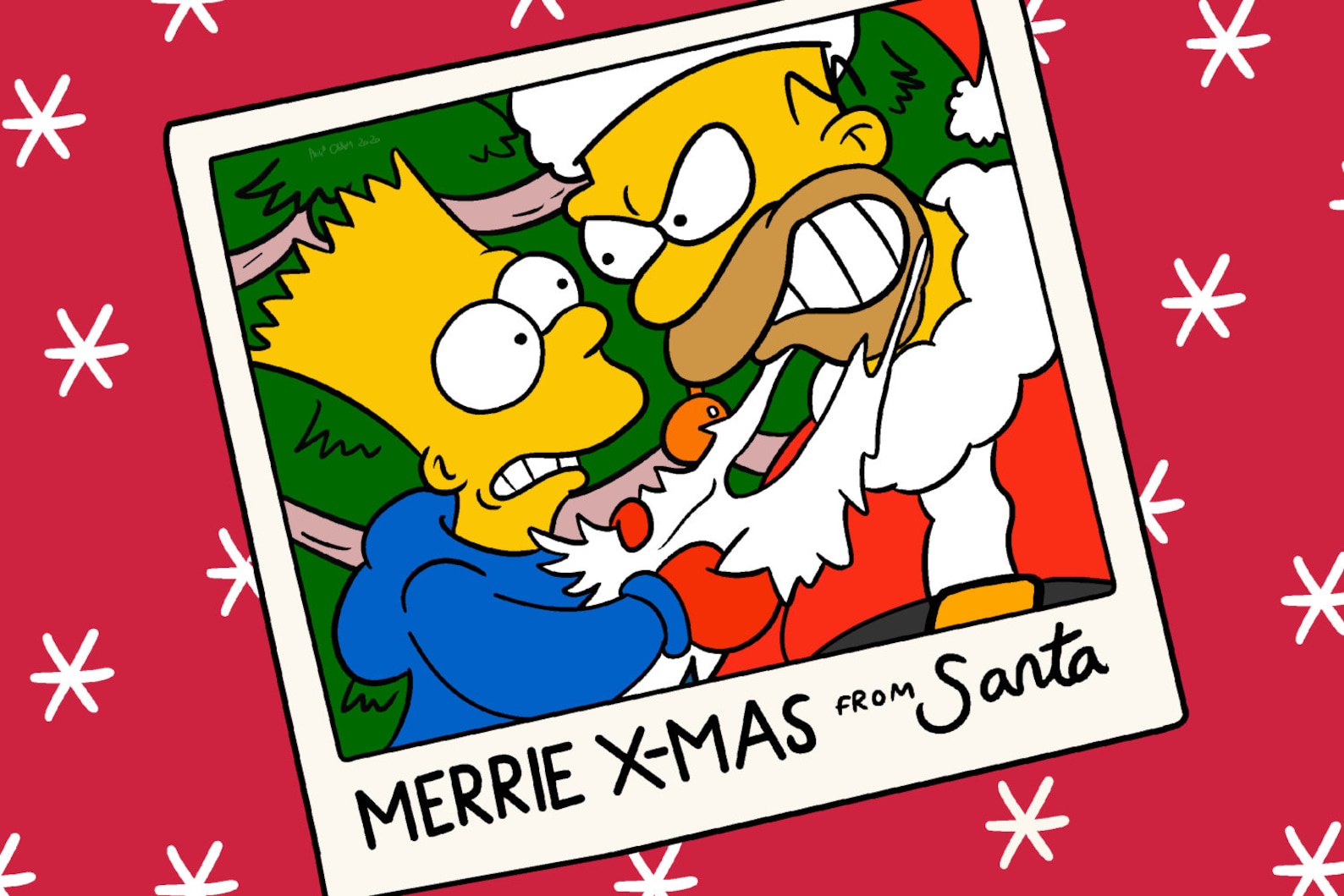 The Simpsons Themed Christmas Greeting Cards Multiple Designs - Etsy