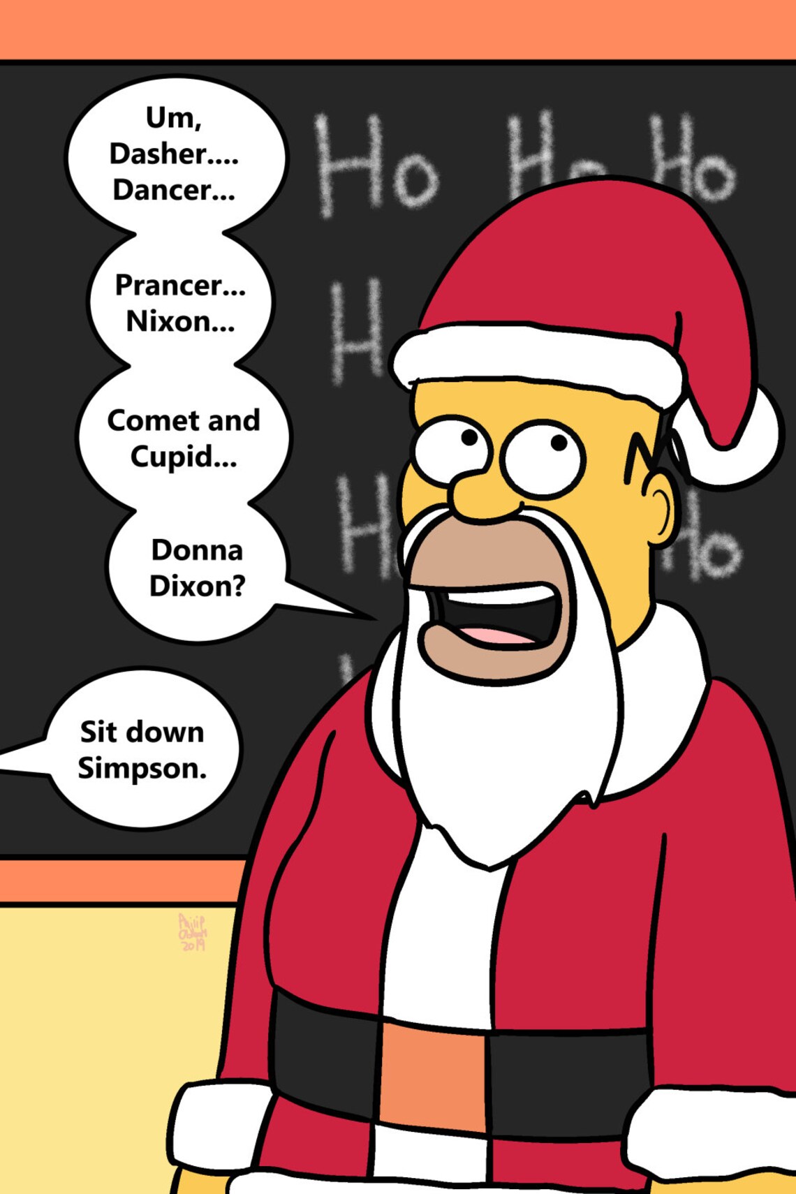 The Simpsons Themed Christmas Greeting Cards Multiple Designs - Etsy
