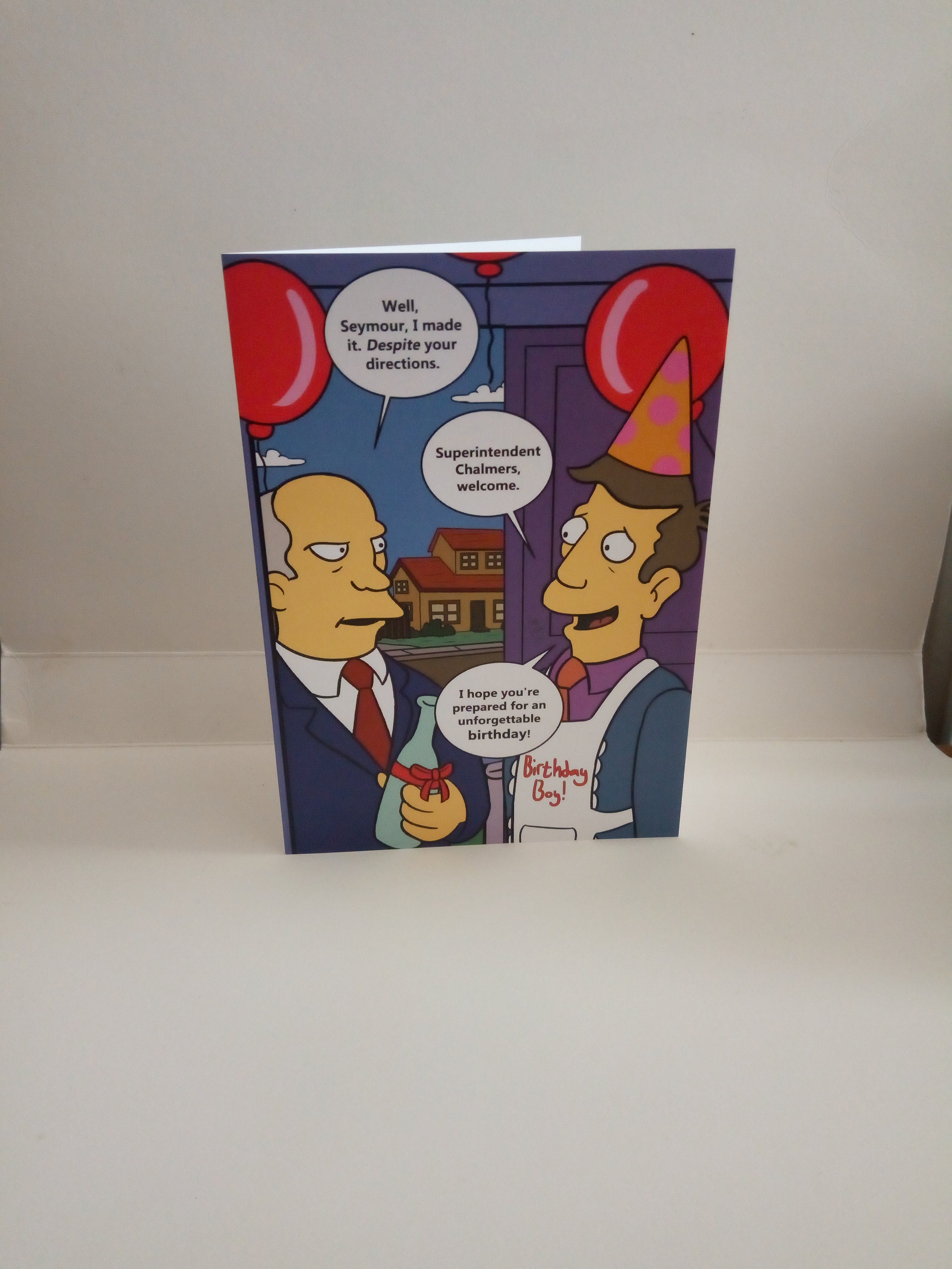 Steamed Hams Skinner and Chalmers the Simpsons Inspired - Etsy UK