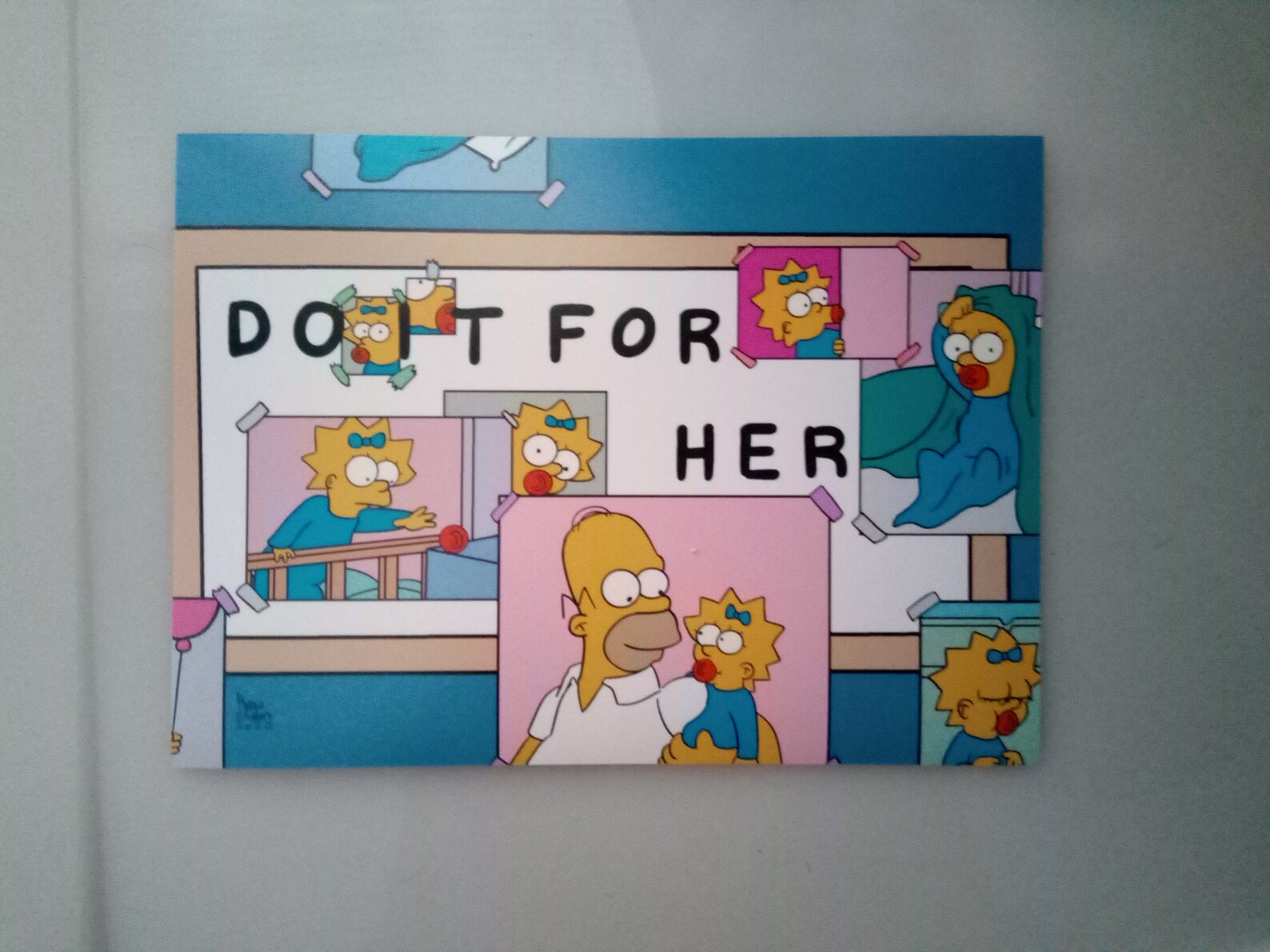 Do It For Her Art Print The Simpsons Inspired | Etsy