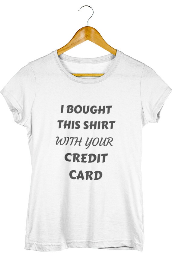 Funny Shopping Credit Card