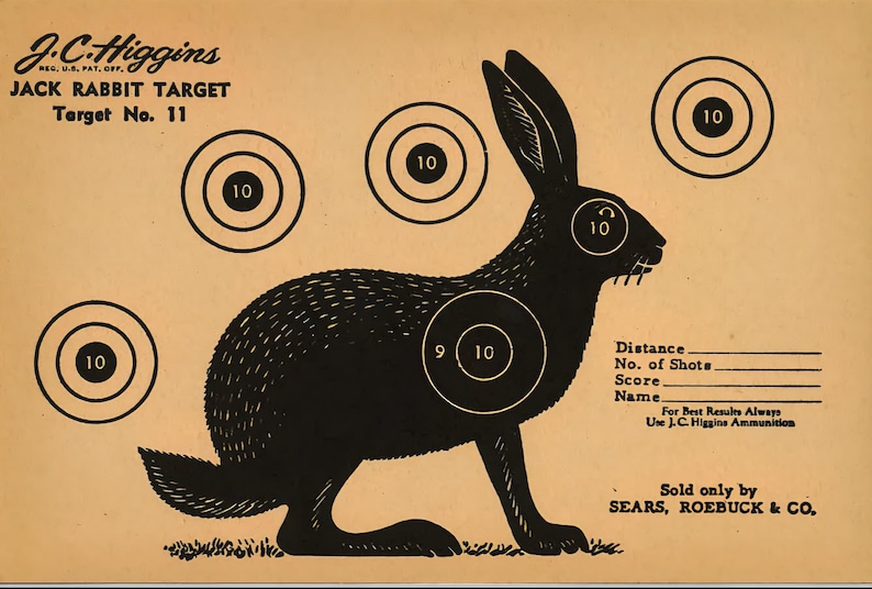 Vintage JC Higgins Sears Roebuck Jack Rabbit No. 11 Target - Download ...