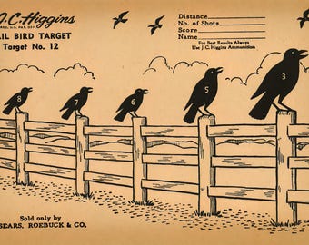 Vintage JC Higgins Sears Roebuck Crow Target No.7 - Download - Etsy
