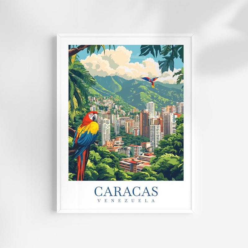 Venezuelan Print Avila - Etsy UK