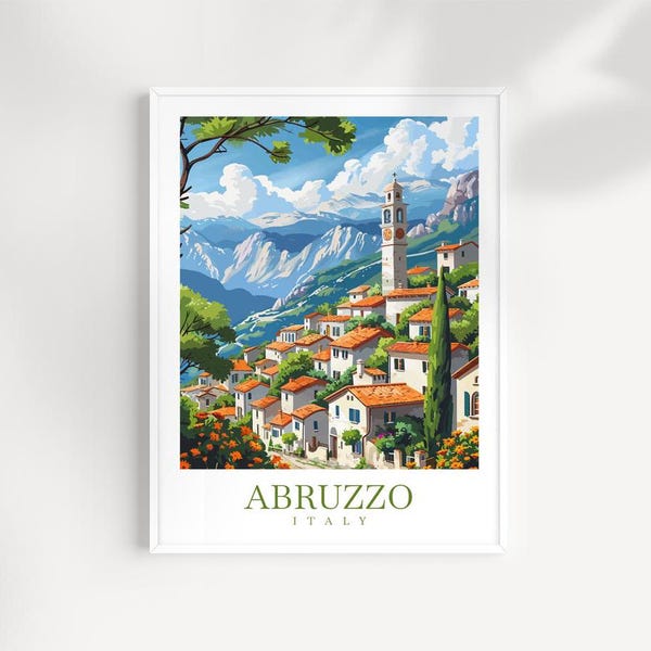 Abruzzo Italy Poster - Etsy