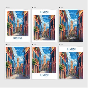 Rimini Travel Print Art Rimini Poster Italy Wall Art Decor Rimini Gift ...