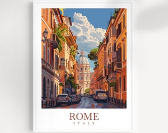 Rome Colosseum Watercolor Print Wall Art Home Decor DIGITAL DOWNLOAD ...