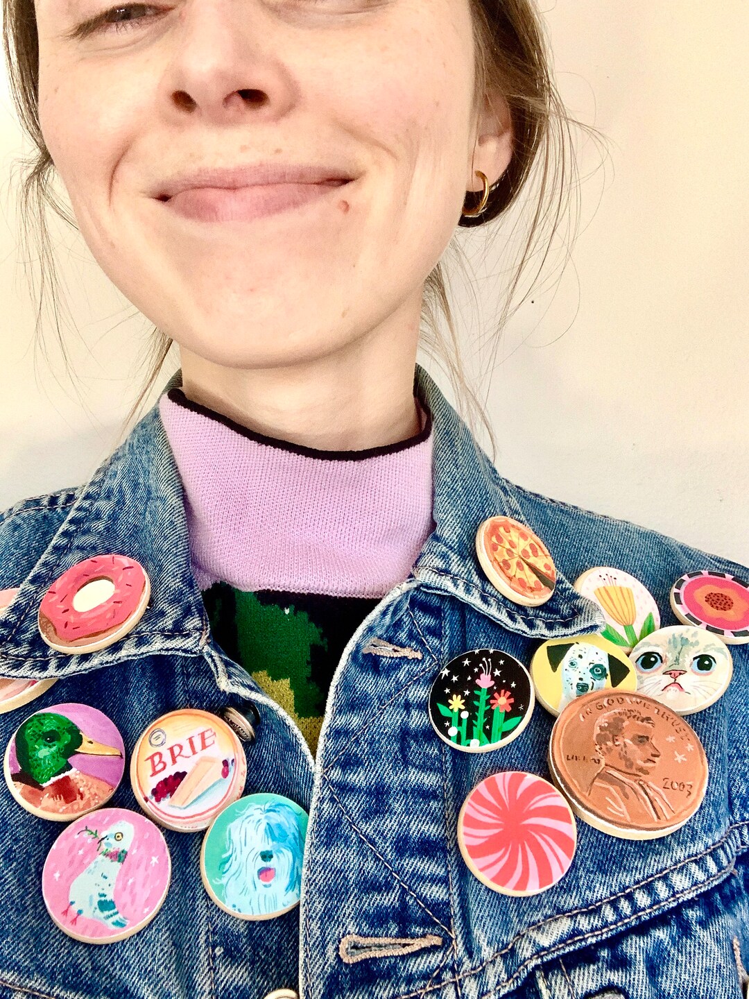 Wooden Pins - Etsy
