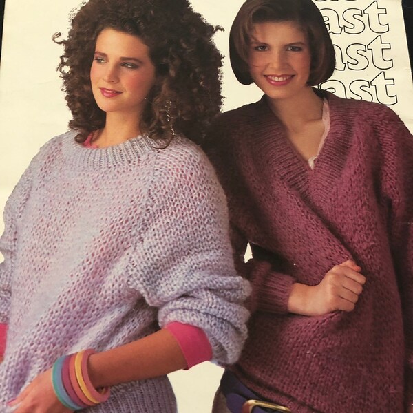 Patons Knit Pattern - Etsy