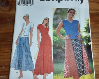 Gored Skirt Dress - Etsy