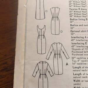 Vogue Vintage Retro 6268 Dress Pattern Size 14 Bust 34 - Etsy