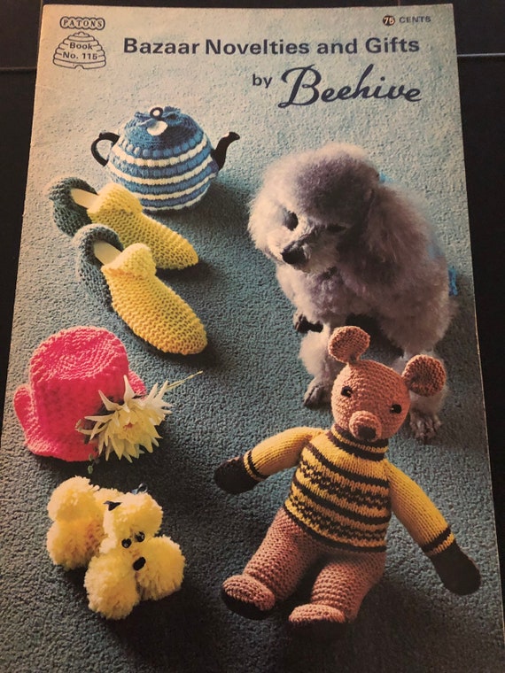Patons Knitting Pattern Book 115 Bazaar Novelties and Gifts - Etsy Canada