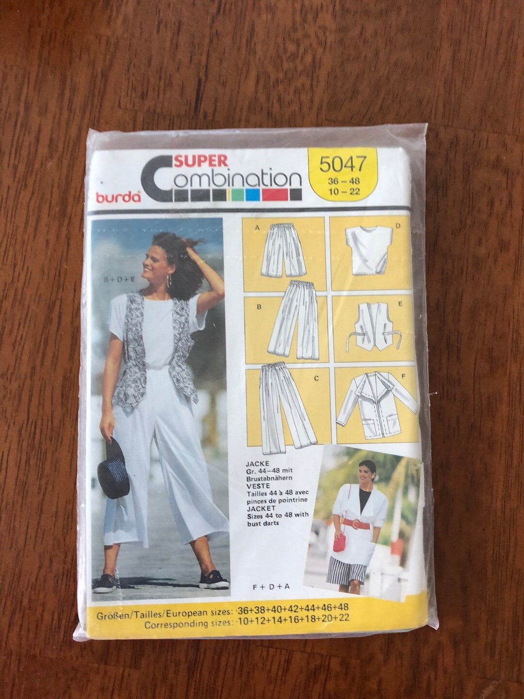 5047 Burda SUPER Combination Sizes 10-22 Misses/womens Career ...