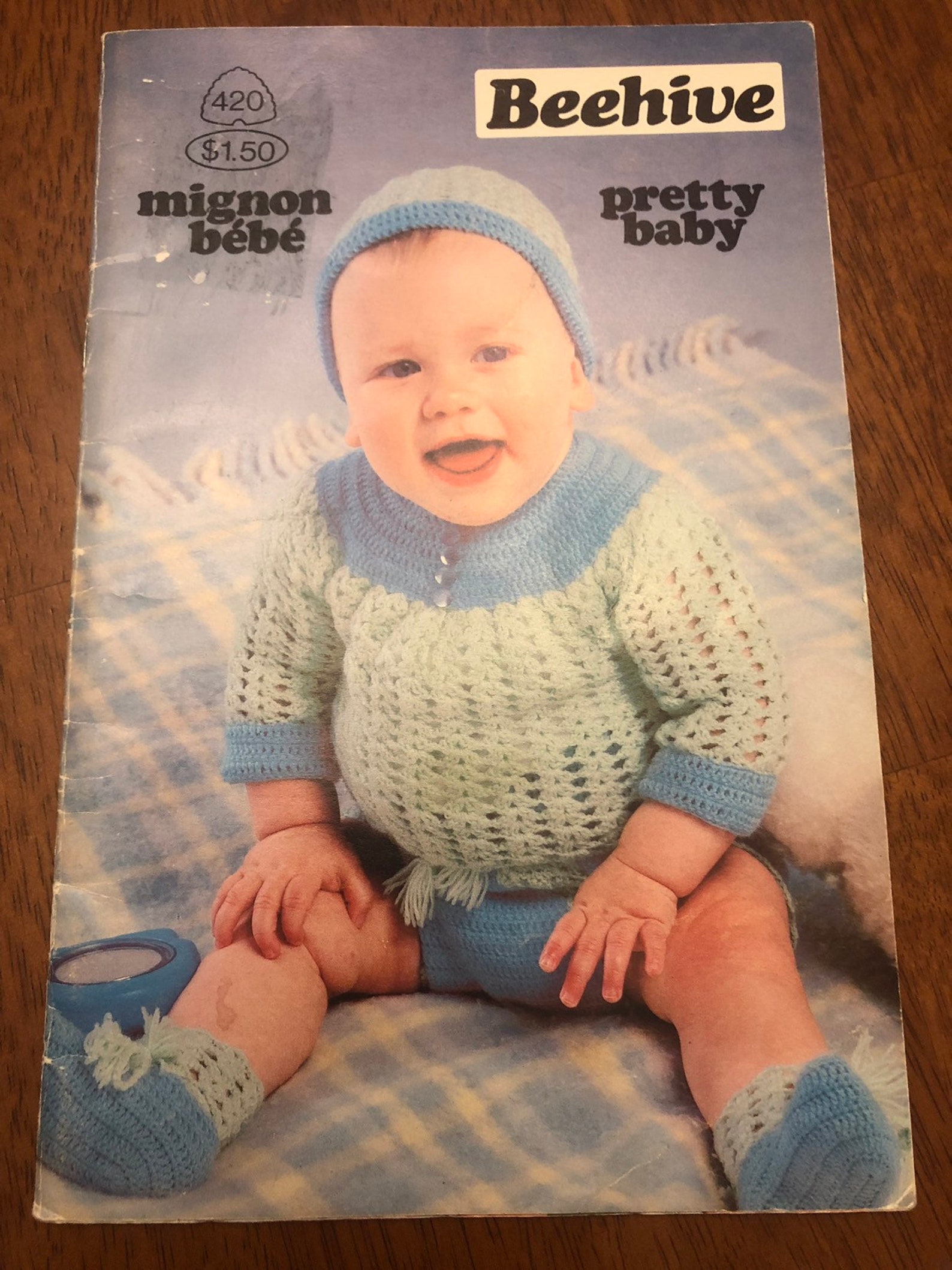 Patons Knitting Pattern Book 420 Beehive Pretty Baby Knit and - Etsy