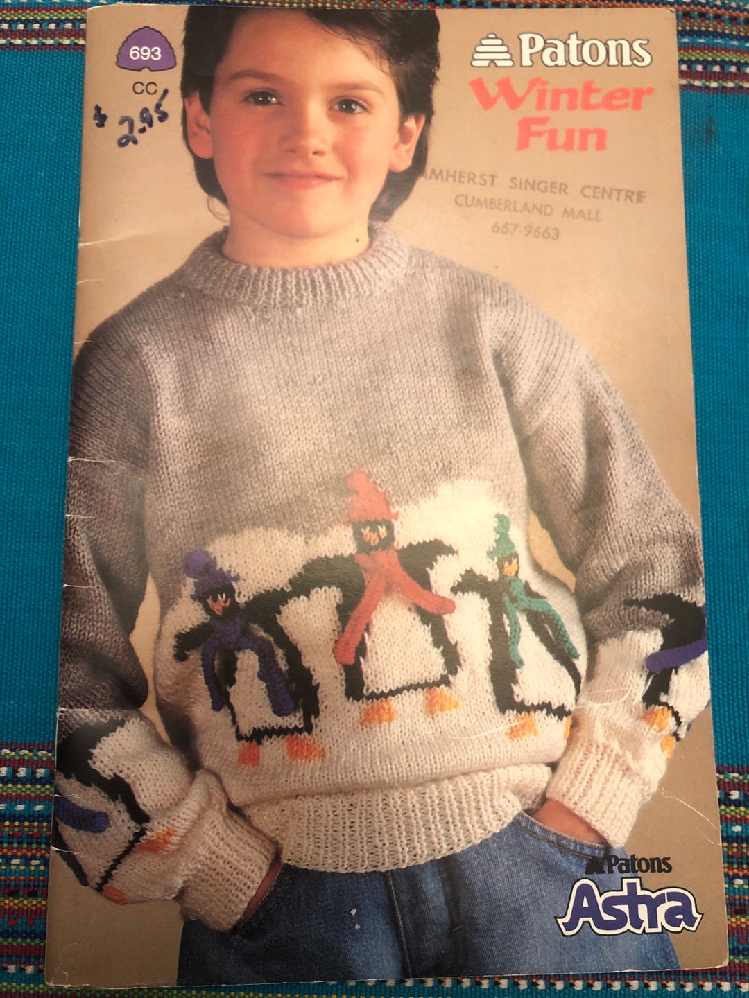 Patons Knitting Pattern Book 693 Winter Fun in Patons Astra - Etsy