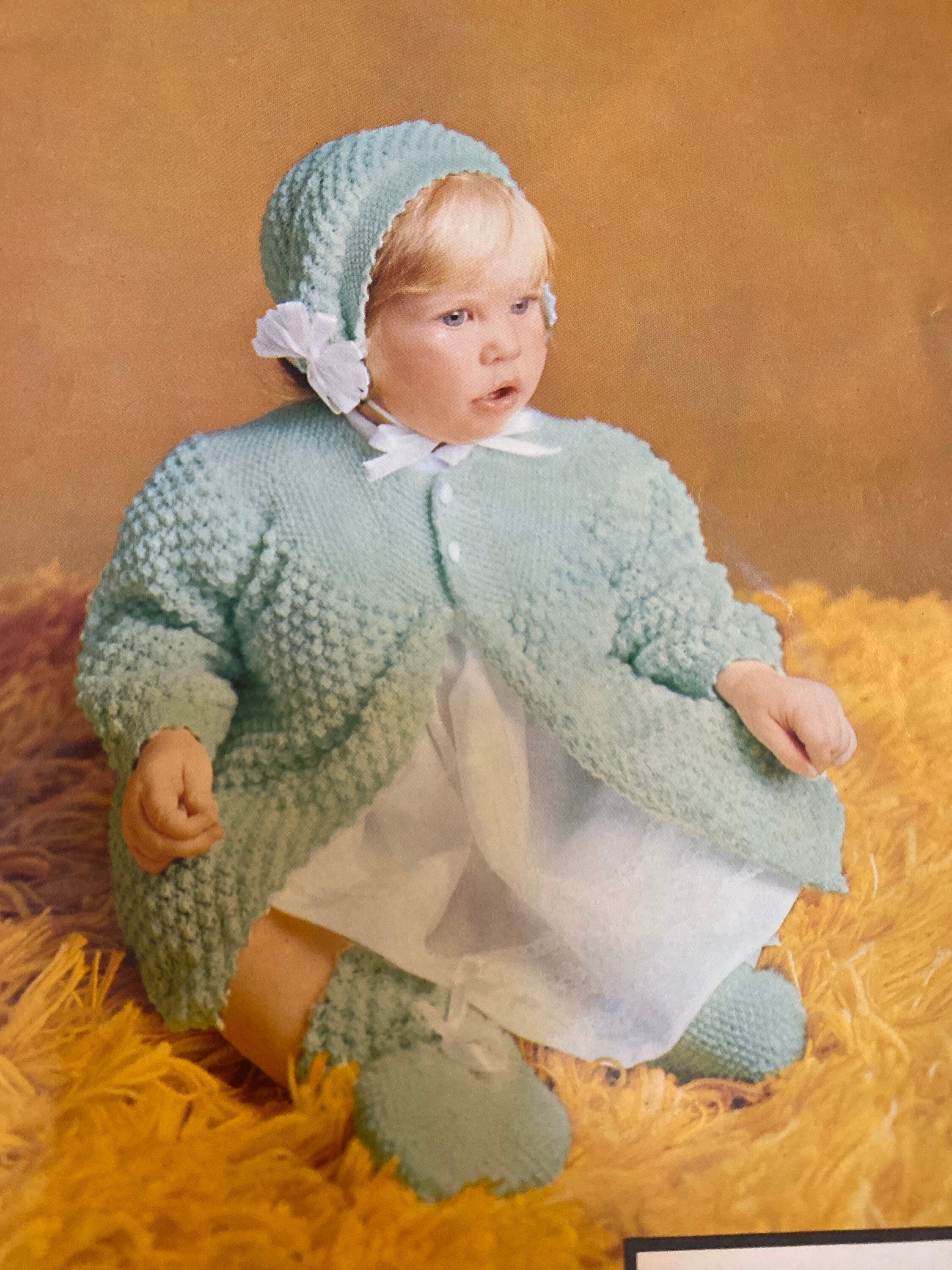 Patons Knitting Pattern Book Baby Sets and Accessories Colour | Etsy