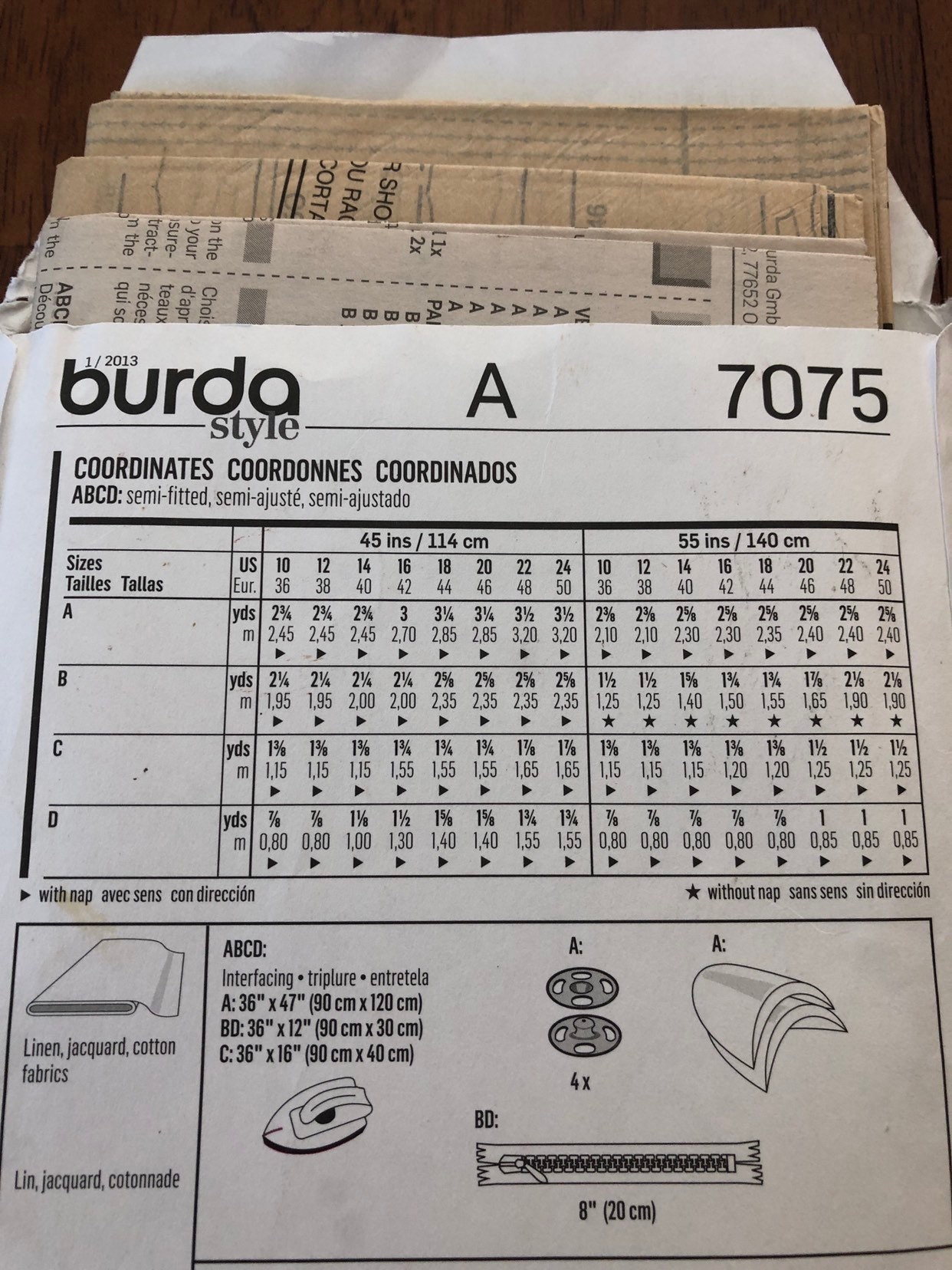 7075 Super Easy Burda Sewing Pattern Sizes 10-24 - Etsy Canada