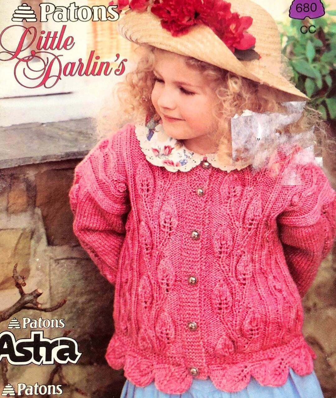 Patons Knitting Pattern Book 680 Little Darlin's Patons Astra or Patons ...