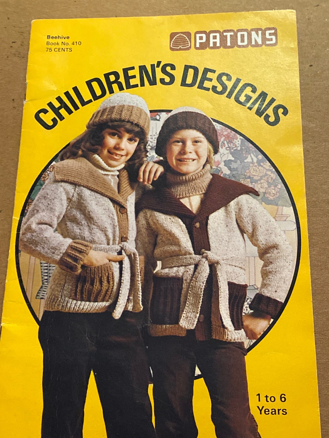 Patons Knitting Pattern Book 410 Children's Designs 1 to - Etsy