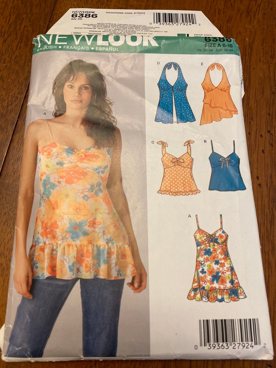 Sewing Patterns 6773 Vintage New Look Six Sizes in One Sewing Pattern ...