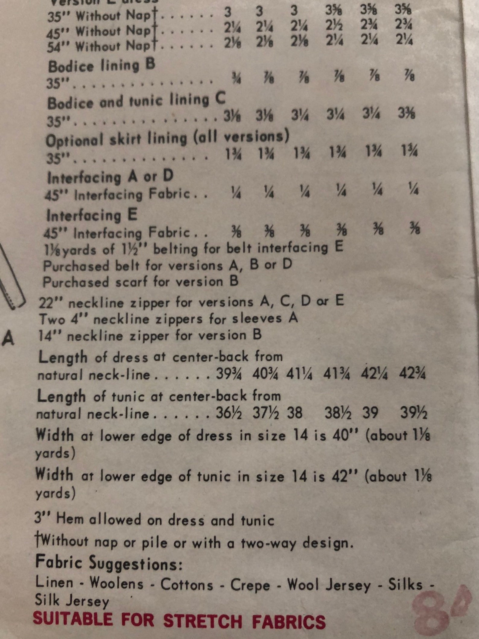 Vogue Vintage Retro 6268 Dress Pattern Size 14 Bust 34 - Etsy