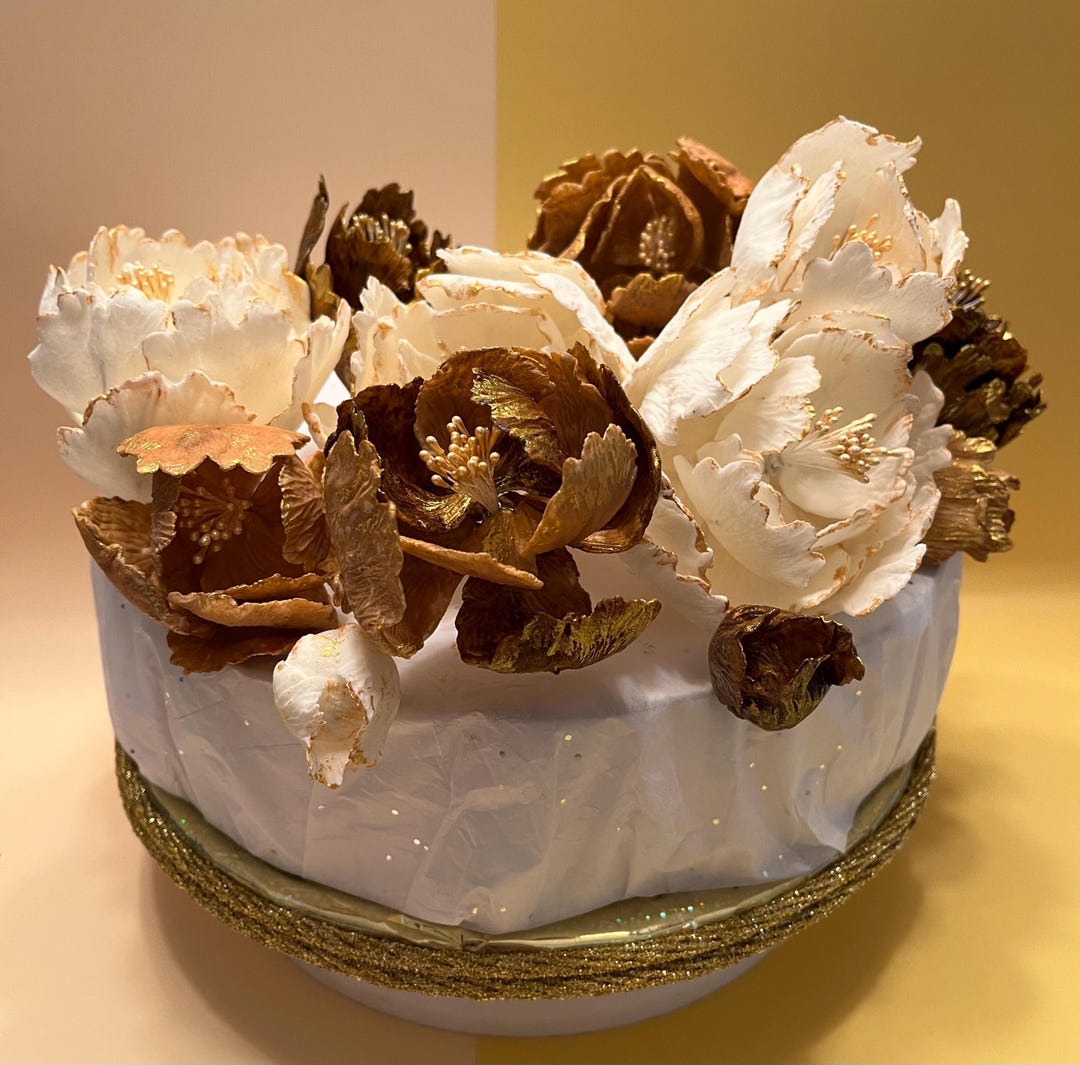 Realistic Fondant Peony: Edible Wedding Cake Flower Decoration - Etsy