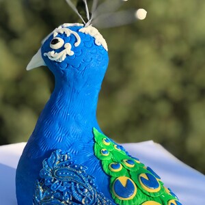67 Fondant Peacock Body Cake Topper /peacock Toppers and Peacock ...