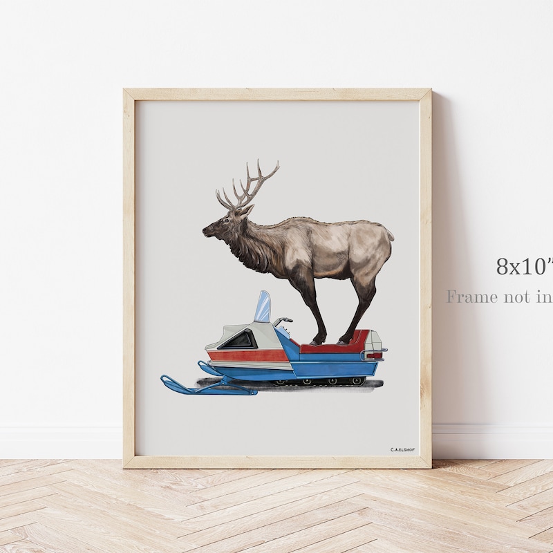 Snowmobile Wall Art - Etsy