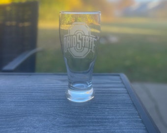 Ohio State Beer Glass - Etsy