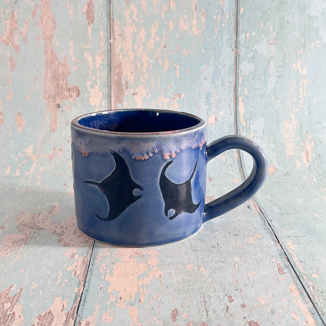 Manta Ray Mug, Large Ceramic Cup - Etsy