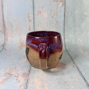 Purple Butterfly Mug, Large Ceramic Cup - Etsy