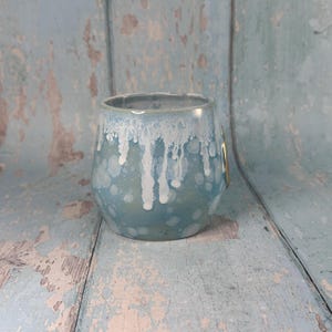 Aqua Blue Moon Mug, Large Ceramic Cup - Etsy