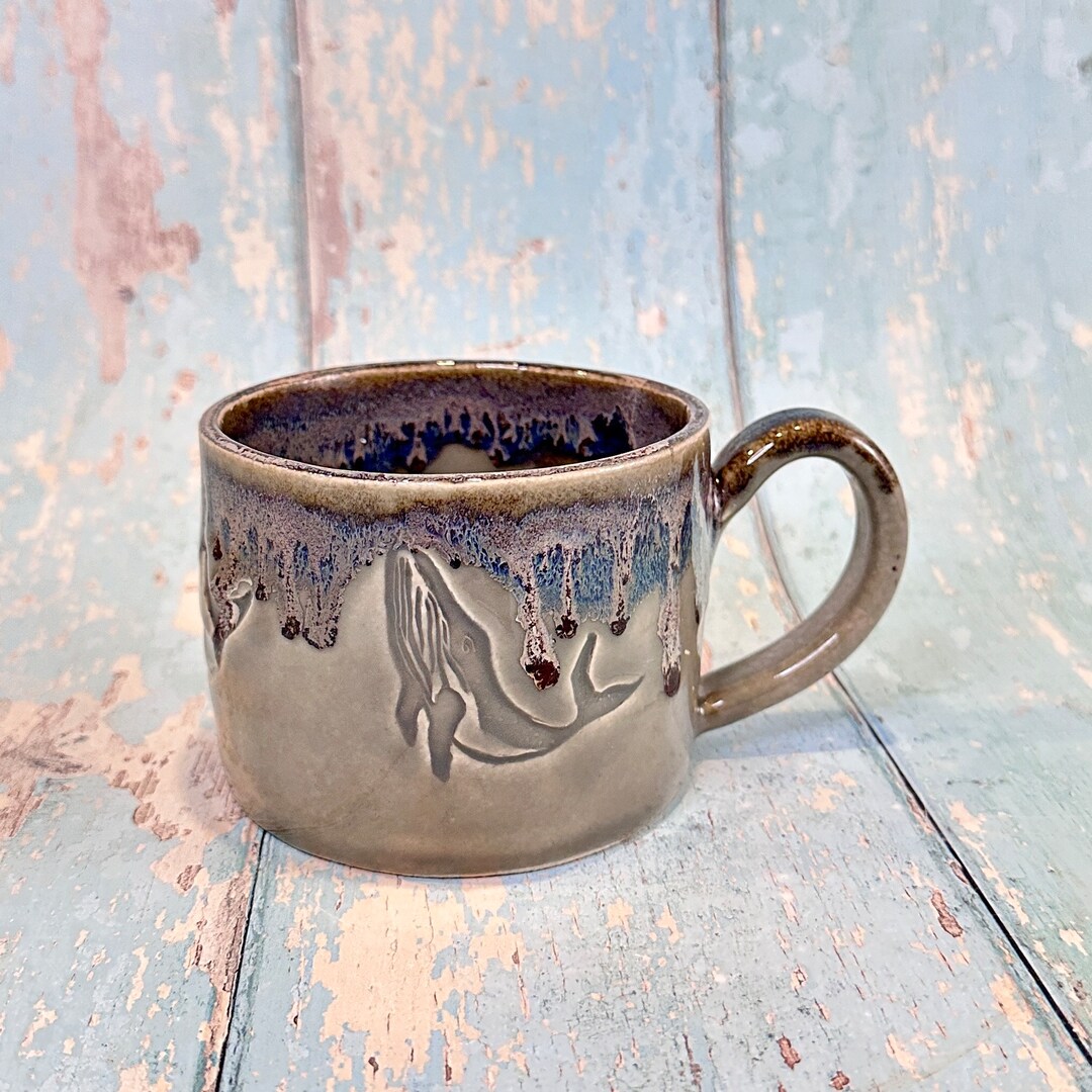 Grey Humpback Whale Mug, Large Ceramic Cup - Etsy